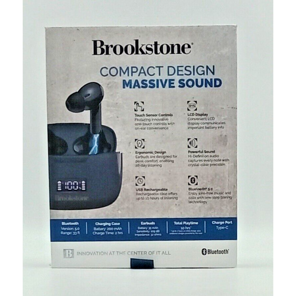 Brookstone | Headphones | Brookstone Elite Touch True Pro Wireless ...